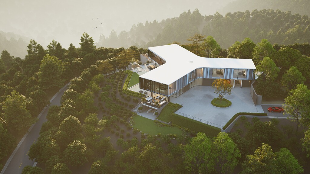 [Scene Express Vol.252] 2.5 Free Demo Render Scene Download | Hilltop ...