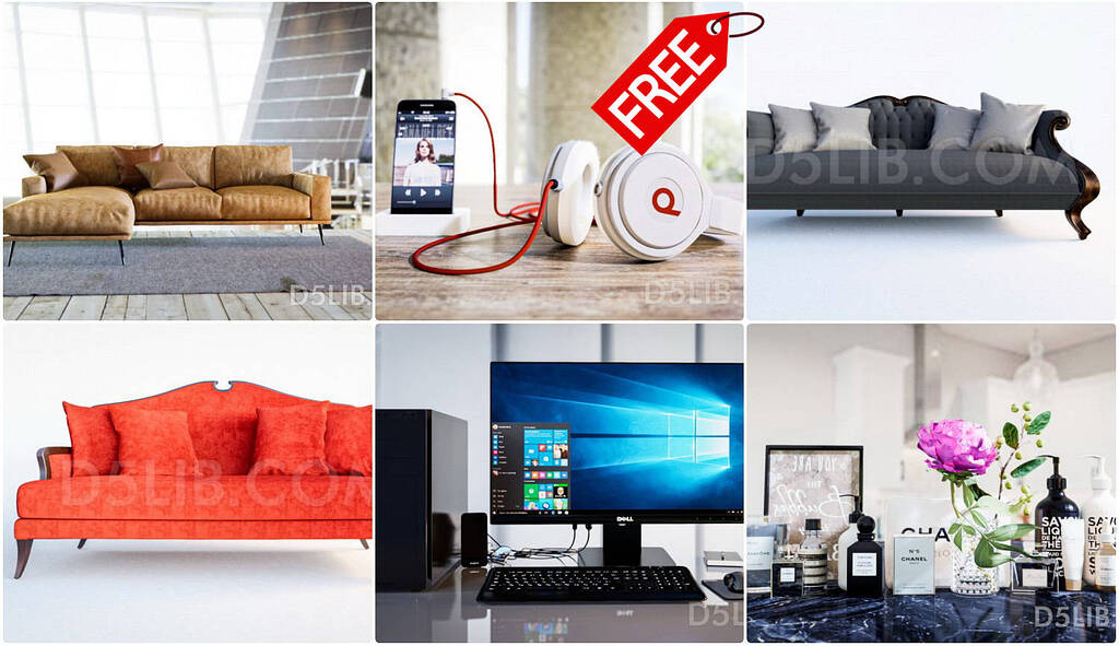 Free D5 Models 03 Download - D5 Asset Library - D5 RENDER FORUM