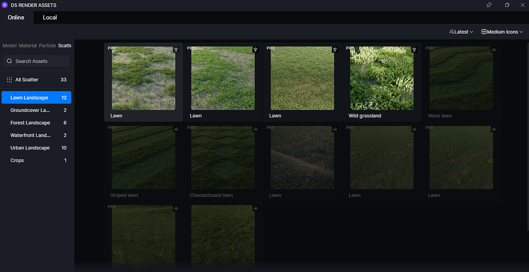 New scatter tool - presets greyed out - Get Help - D5 RENDER FORUM
