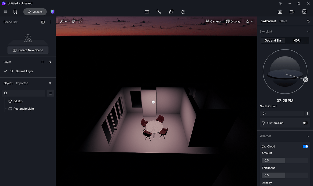 Sunlight and artificial lights not casting shadows in perspective view - Get Help - D5 RENDER FORUM
