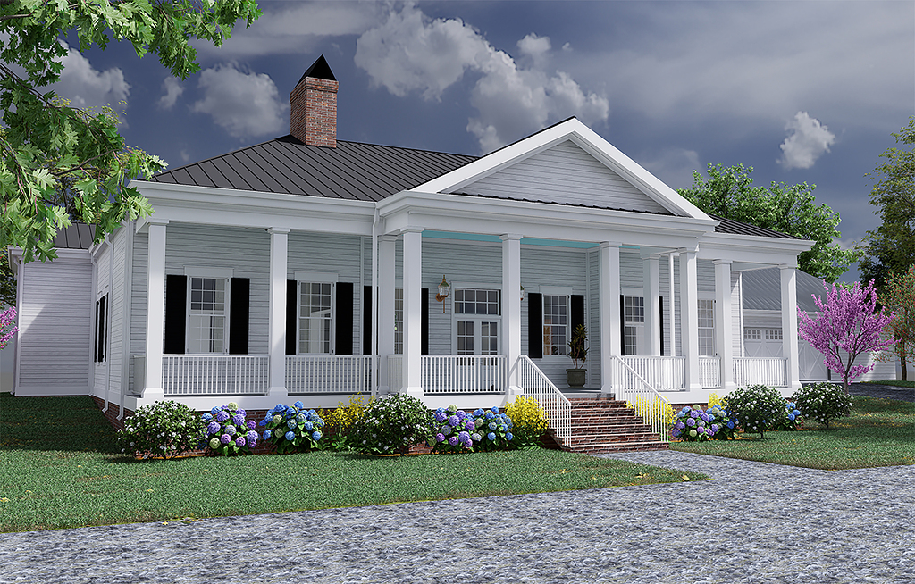 Revit to D5 Residential Southern Home - Gallery - D5 RENDER FORUM
