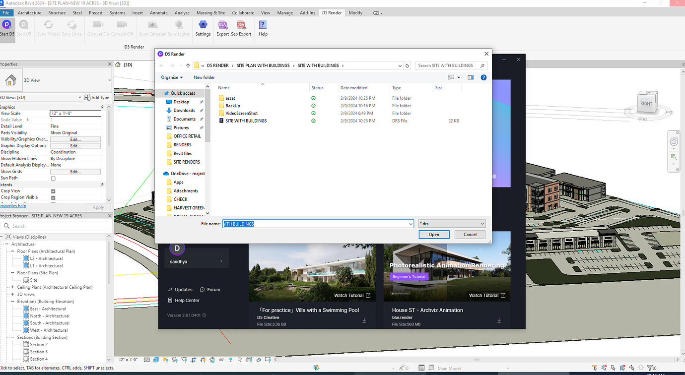 Revit to d5 sync problem - Revit - D5 RENDER FORUM