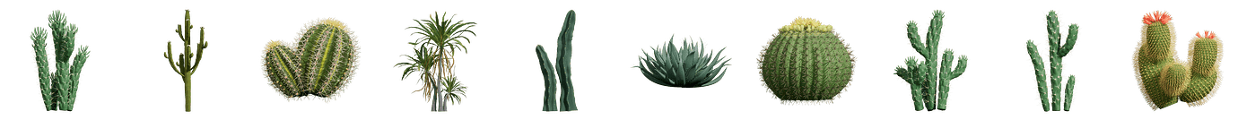 New Release in D5 Asset Library: 400+ Plant Combos, Xerophyte Plants ...