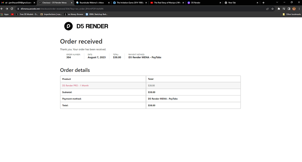 I cant buy d5 pro . i buy from d5s reseller but didn't got any mail or ...