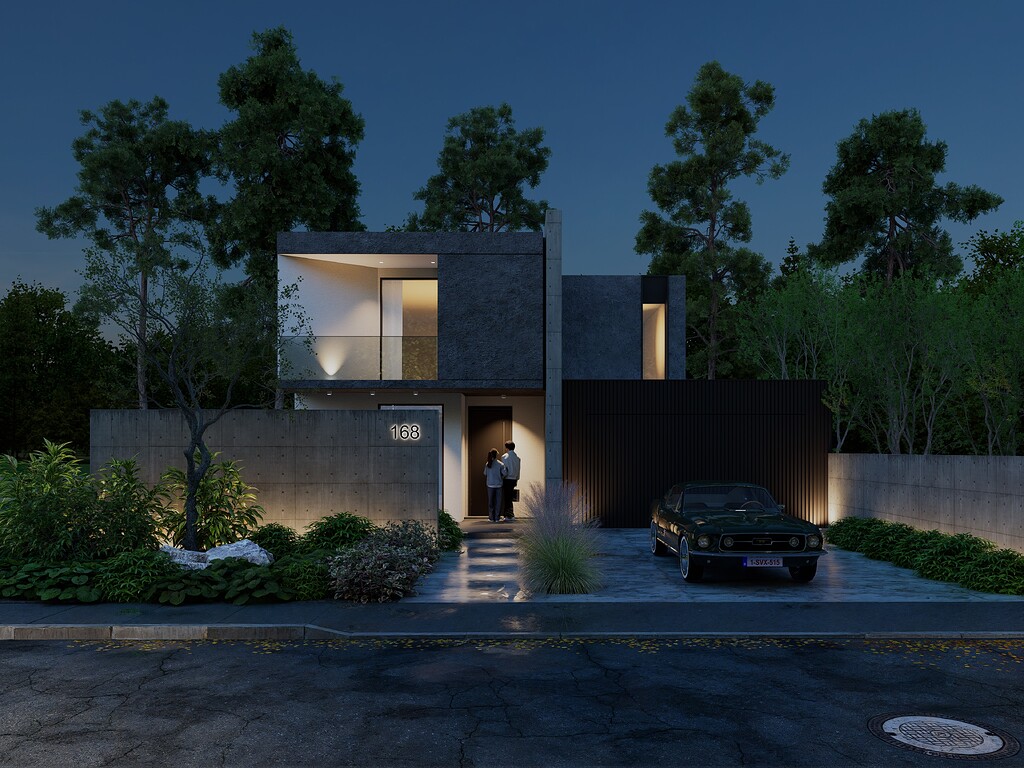 Small villa visualisation - Gallery - D5 RENDER FORUM