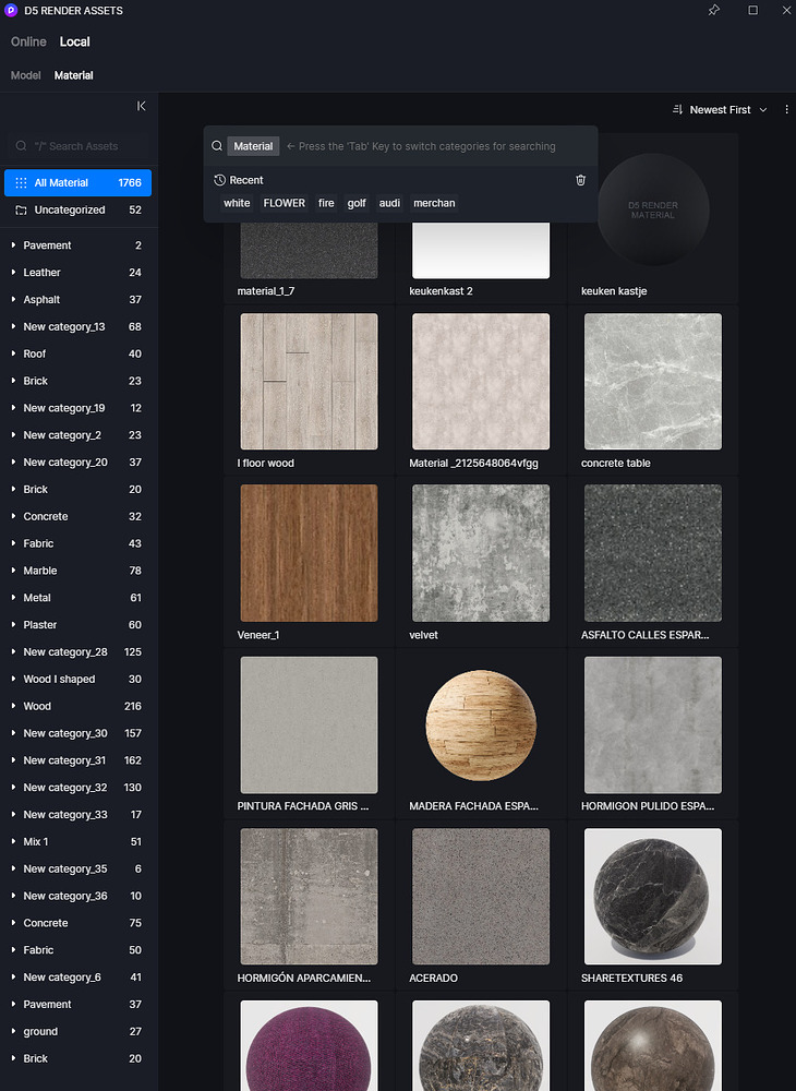 Favourite local libary material/models - Ideas & Requests - D5 RENDER FORUM