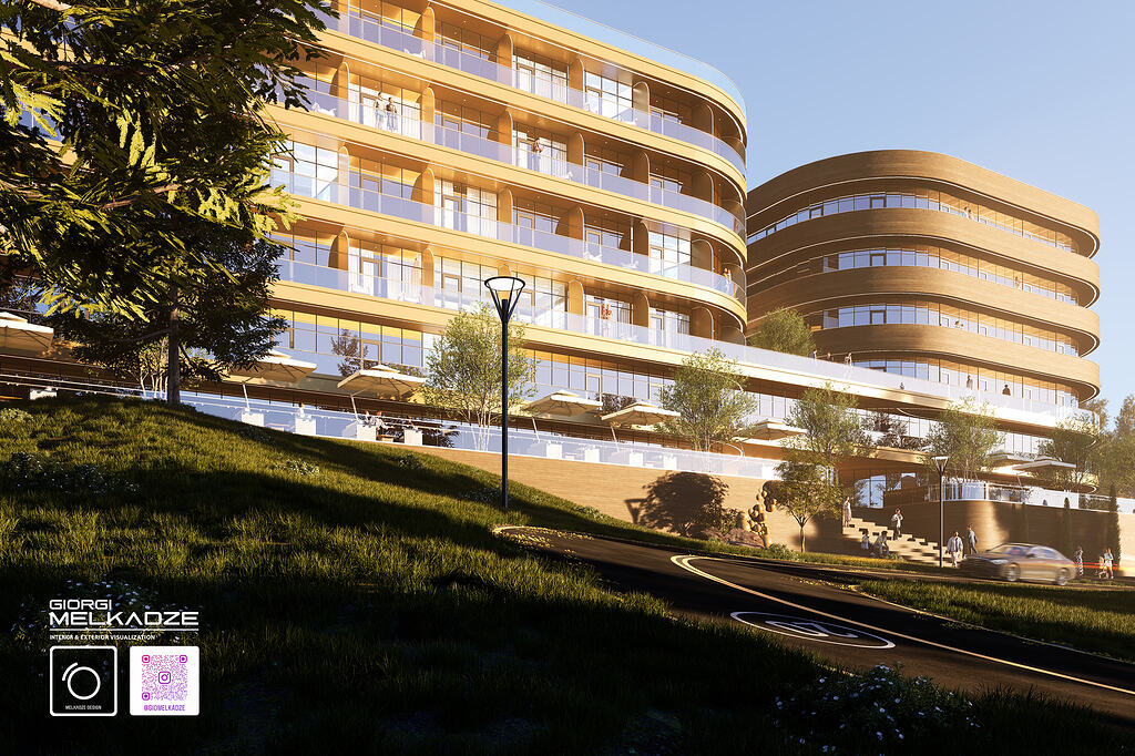 Hotel architectural visualization - Gallery - D5 RENDER FORUM