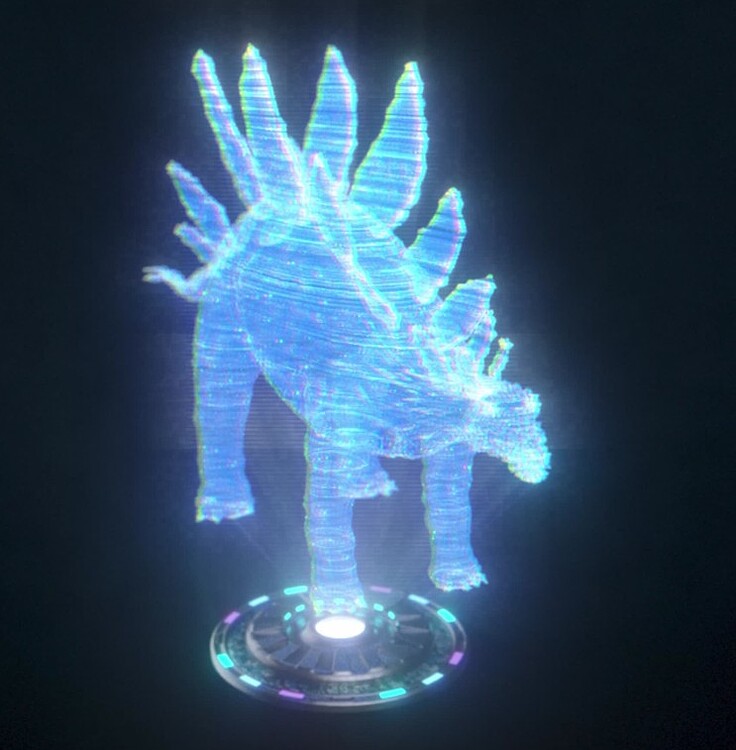 Hologram glass material, transparent with luminance map - How to - D5 ...
