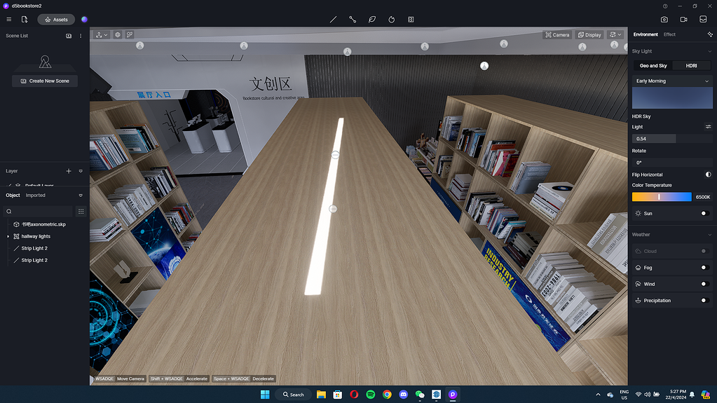 Light strip are slanted in default - Tech Support - D5 RENDER FORUM