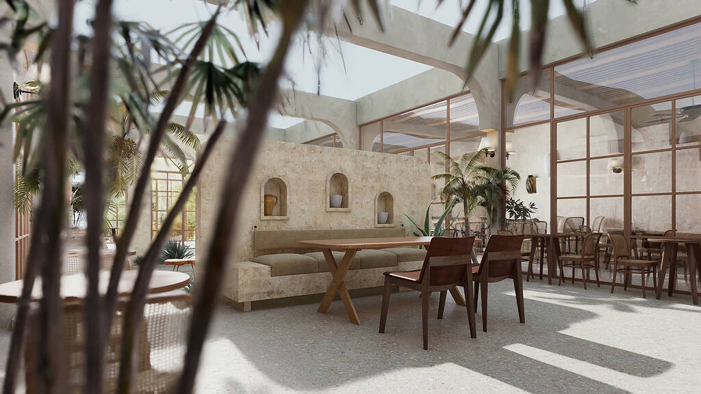 [Scene Express Vol.235] Free 3D Models, D5 Render Scene | Restaurant - Scene Express - D5 RENDER ...