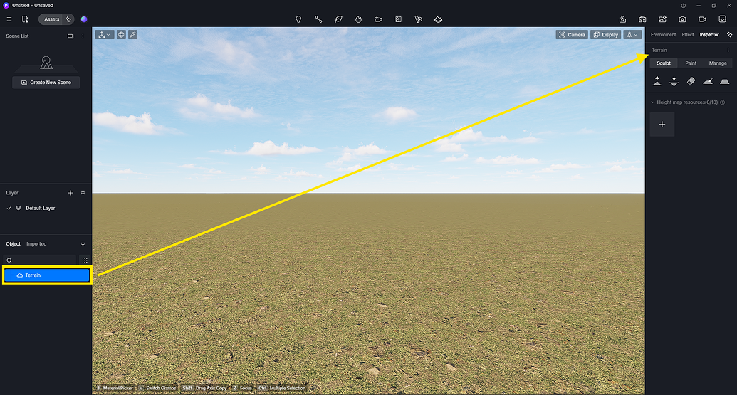 How to alter terrain plane height - Get Help - D5 RENDER FORUM