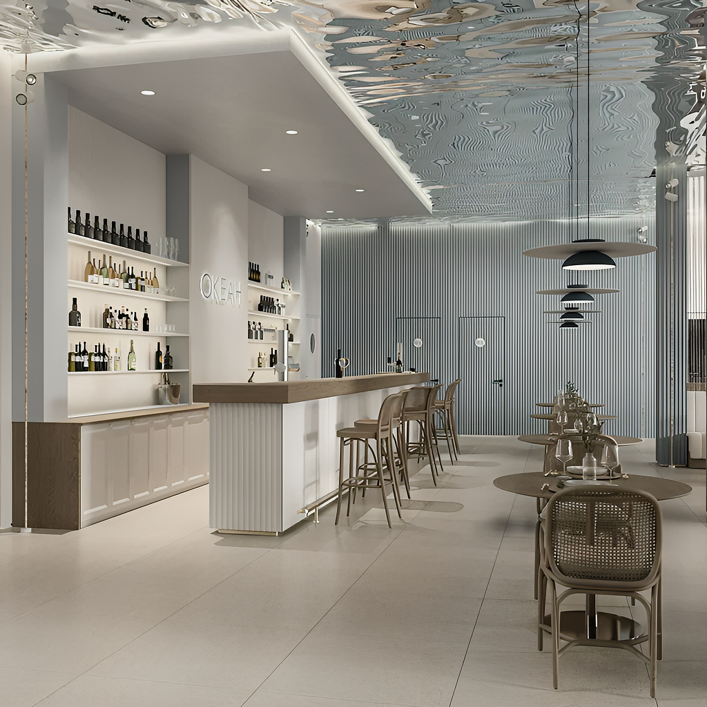 Day & Night Restaurant Interior | SKP + D5 Render | 4070Ti | Post ...