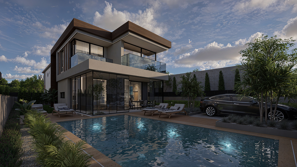 Villa House Landscape Visualisation - Gallery - D5 RENDER FORUM