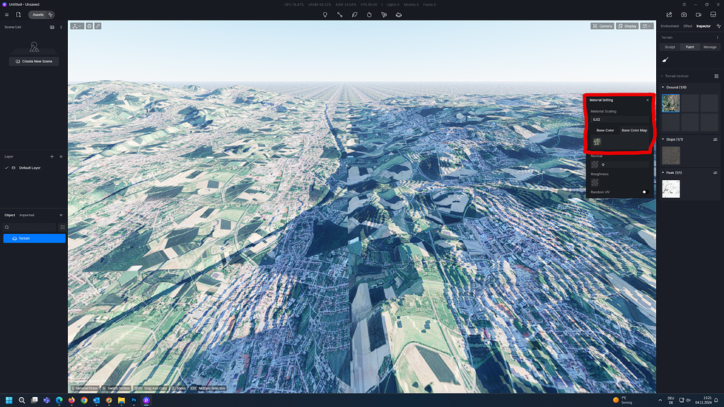 Terrain: material, base color map - Get Help - D5 RENDER FORUM