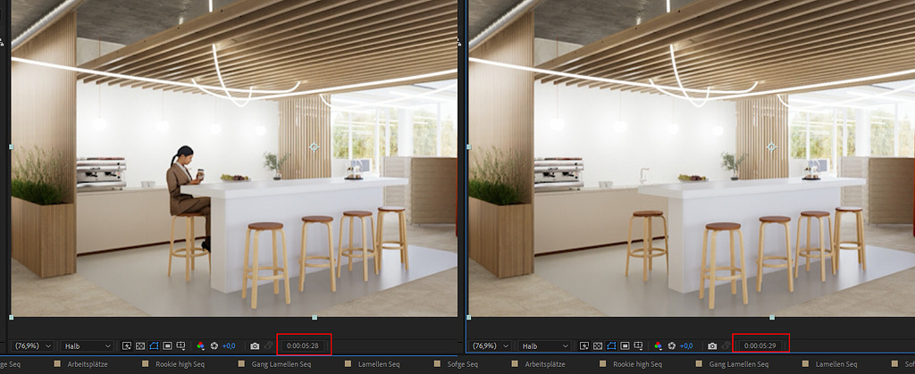 Animated characters disappear in the last half second of the animation - Get Help - D5 RENDER FORUM