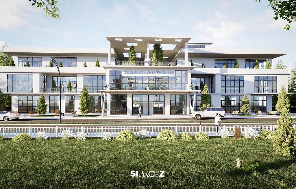 Charmo University Administration Building - Gallery - D5 RENDER FORUM