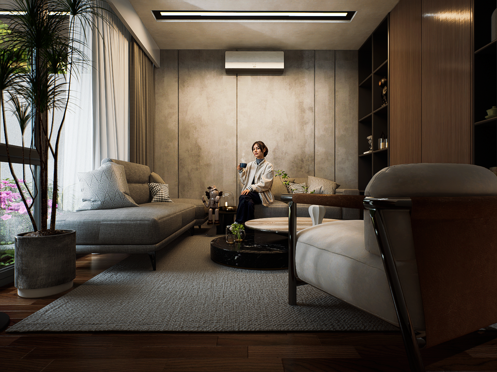 Livingroom - interior design - grados house - Gallery - D5 RENDER FORUM