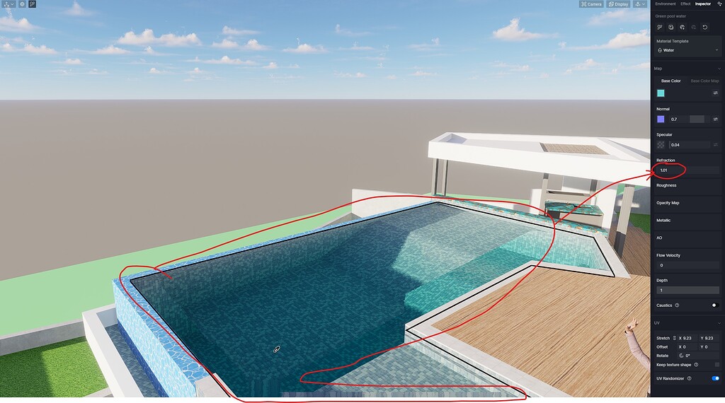 Problem with water refraction - Get Help - D5 RENDER FORUM