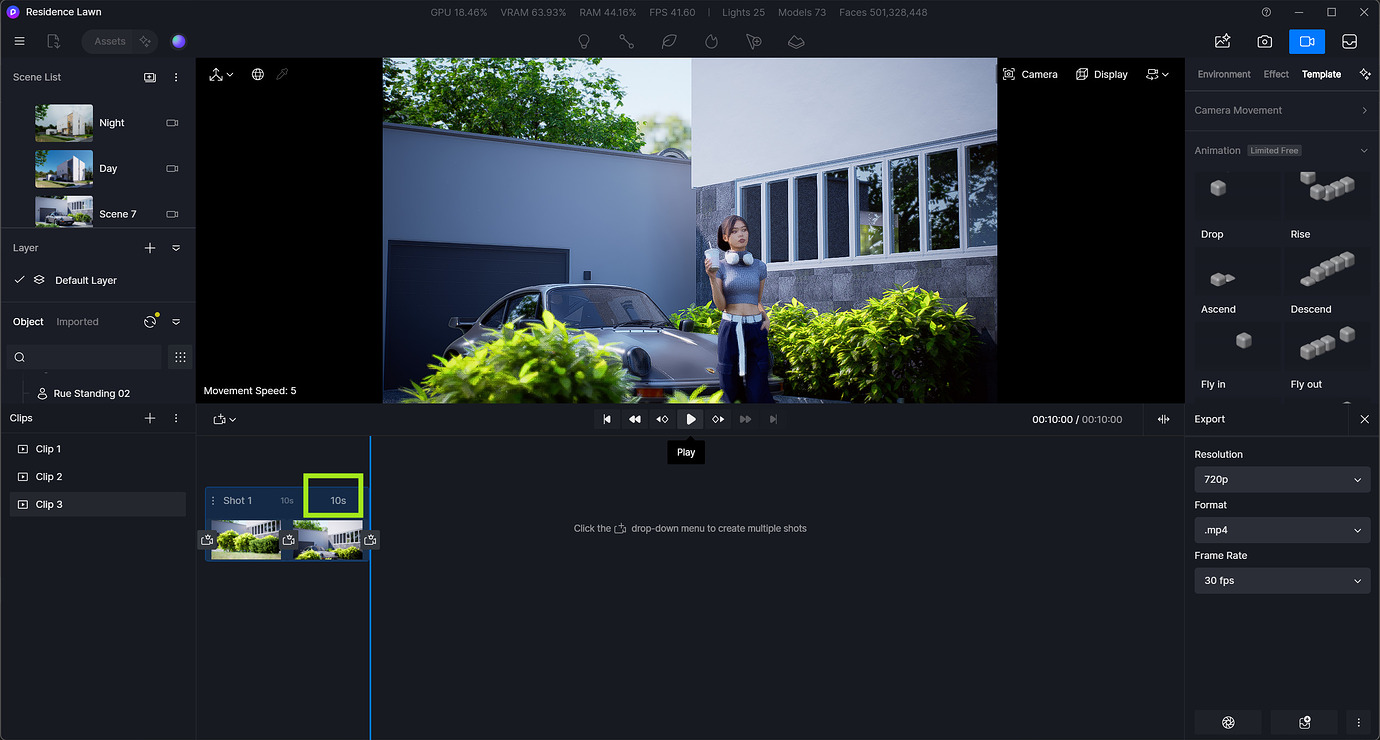 Camera animation - Shift focus - How to - D5 RENDER FORUM
