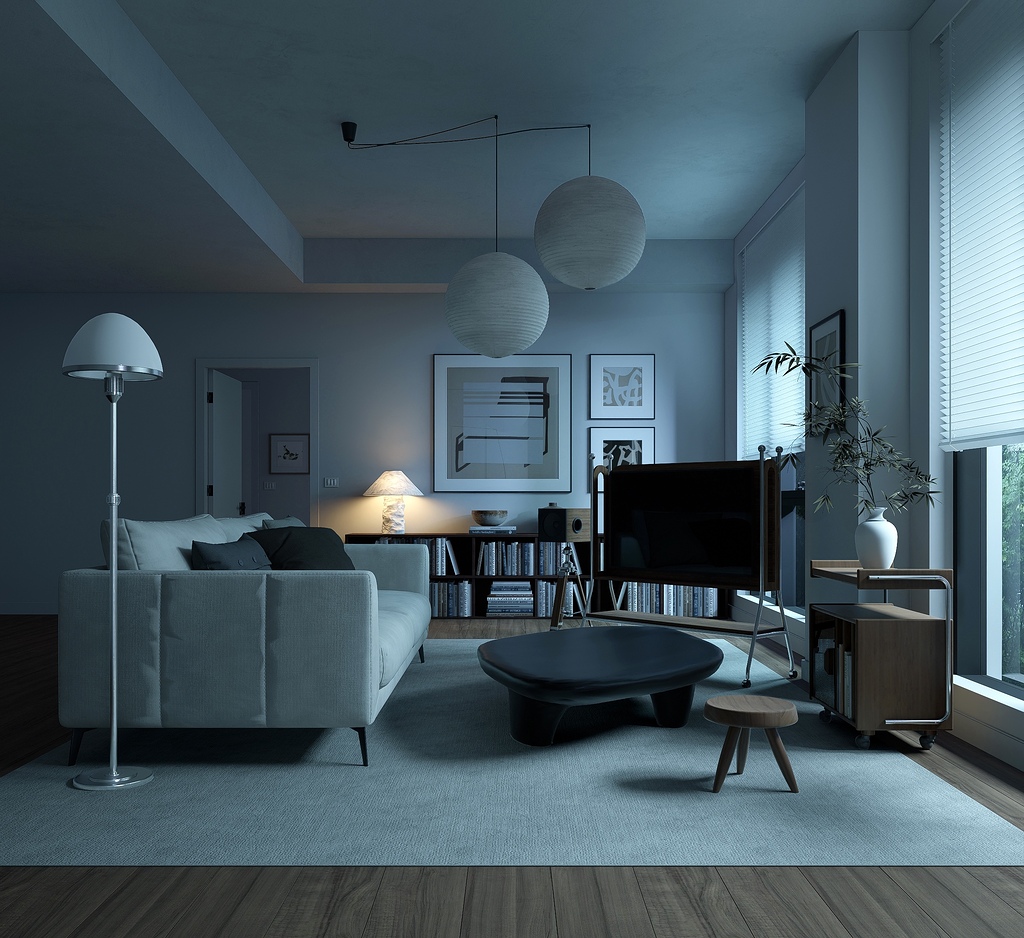[Scene Express Vol.294] Free Render Scene | Daybreak Interior - Scene Express - D5 RENDER FORUM