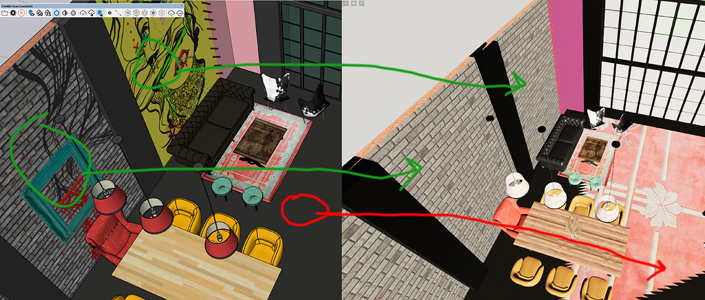 Sketch up to d5 textures problem - Get Help - D5 RENDER FORUM
