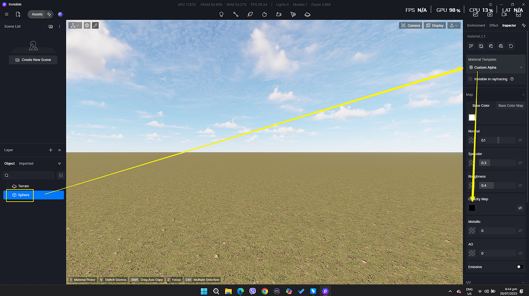 How to make materials invisible in D5 Render - How to - D5 RENDER FORUM
