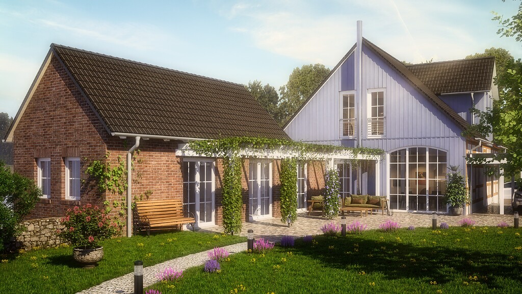 Conversion and renovation of a residential building and construction of ...
