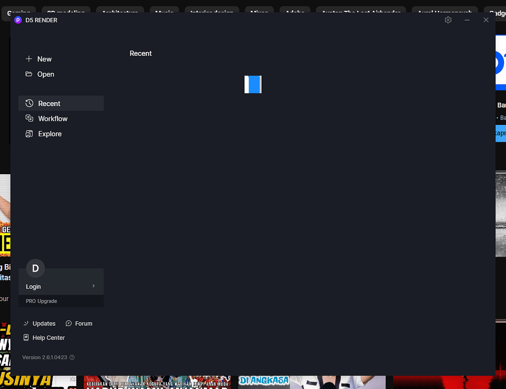 Hole in D5 UI - Tech Support - D5 RENDER FORUM