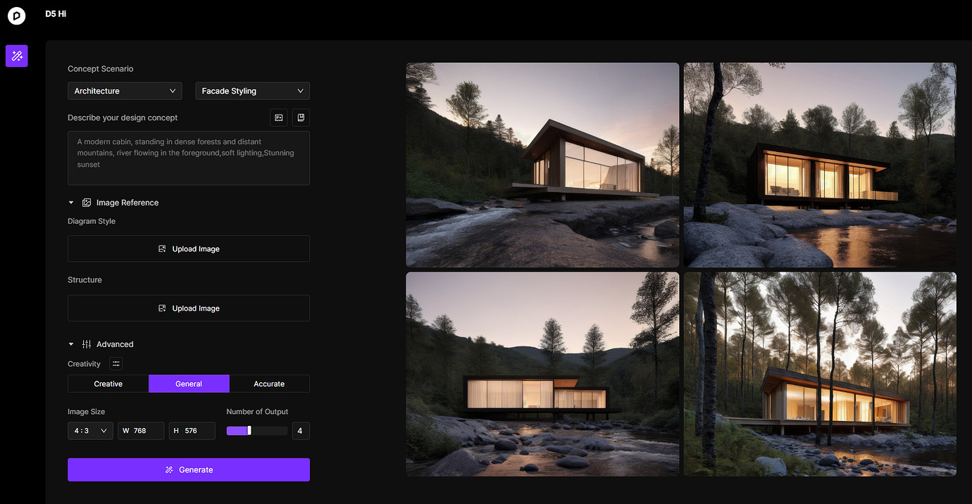 「Open Beta」 D5 Hi - AI Spatial Concept Design Tool - News - D5 RENDER FORUM