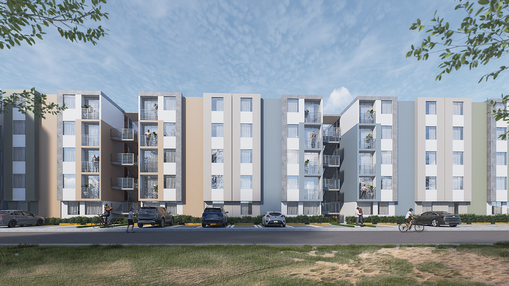 Fachada conjunto de torres - exterior design - Gallery - D5 RENDER FORUM