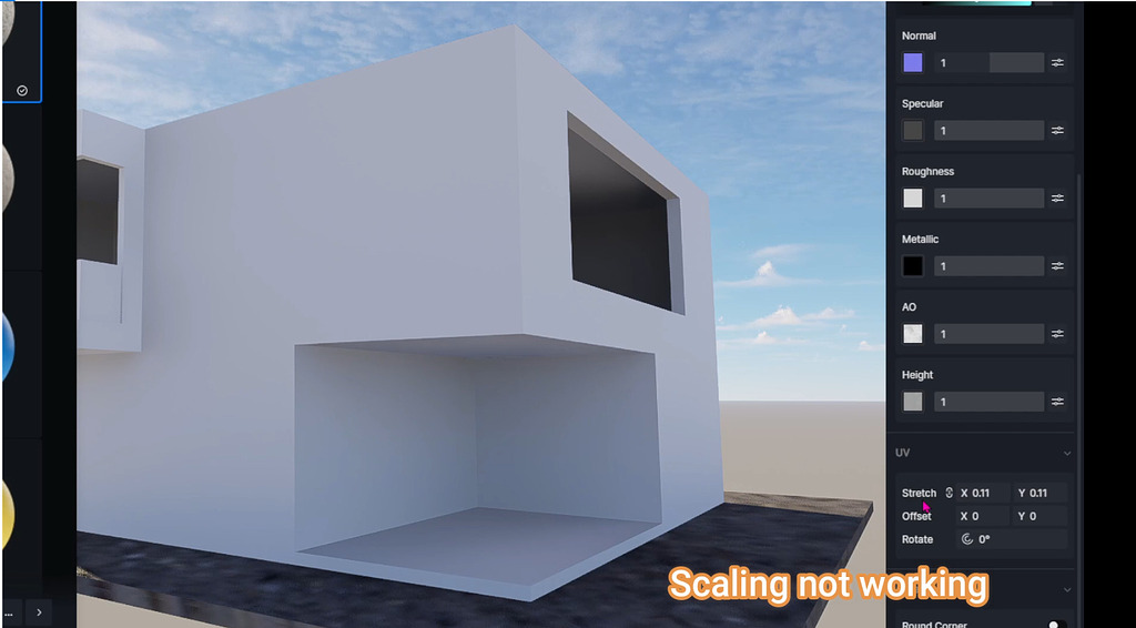 Texture is not scaling - Get Help - D5 RENDER FORUM