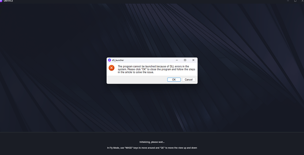 D5 Starting issue - Get Help - D5 RENDER FORUM