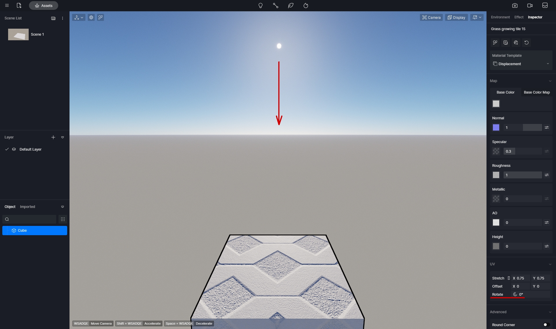 The problem with rotating normal maps - Get Help - D5 RENDER FORUM