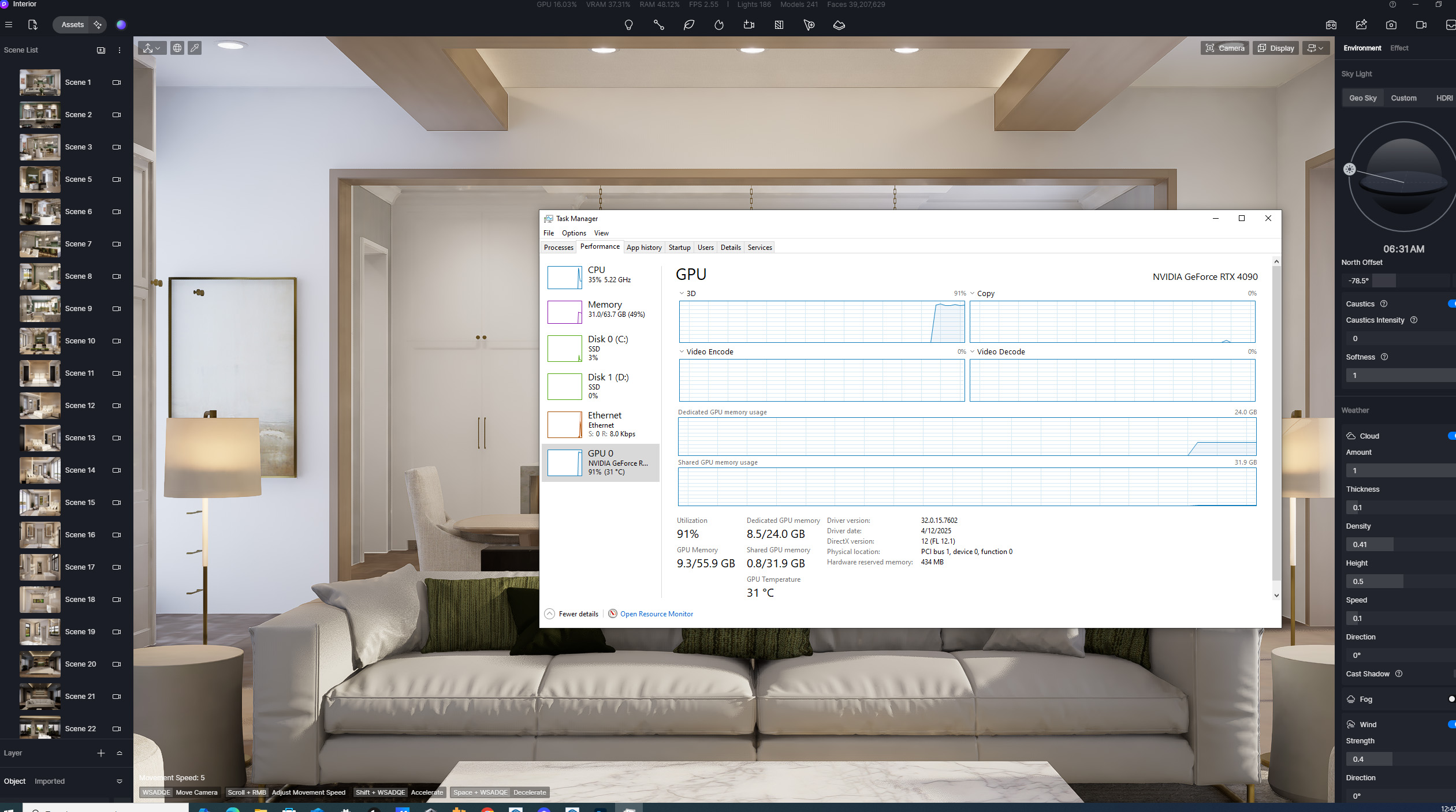 Lag and then crashes! Pls help - Get Help - D5 RENDER FORUM