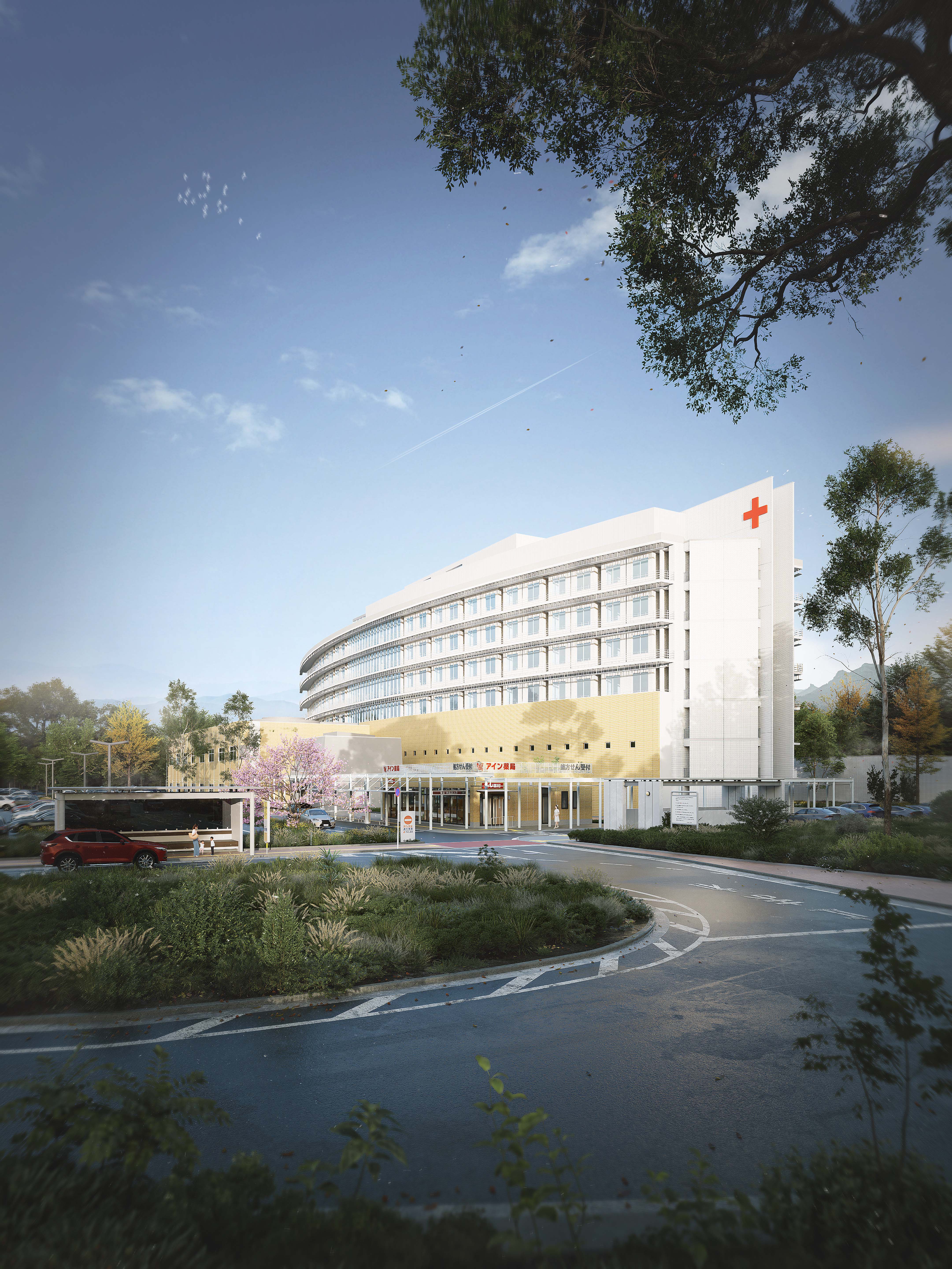 Japanese Hospital Exterior – D5 Render - Gallery - D5 RENDER FORUM