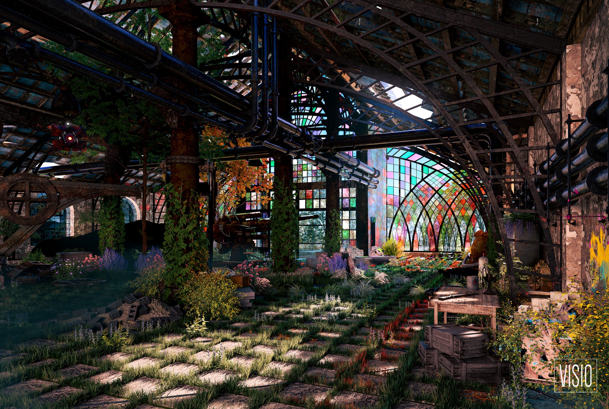 Post - industrial visio studio - Gallery - D5 RENDER FORUM